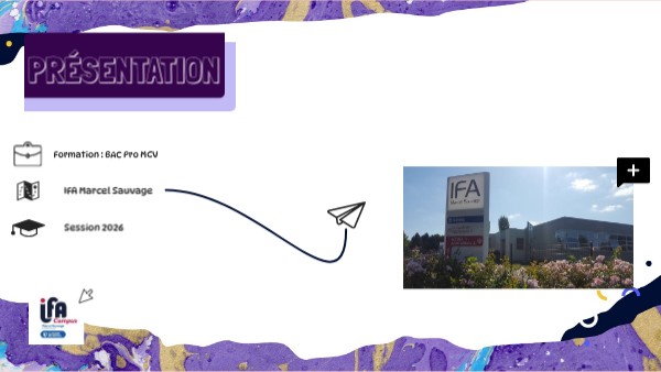 Présentation bac pro mcv