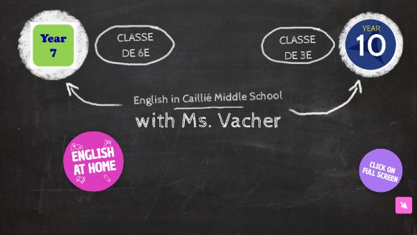 English with Ms Vacher | Genially