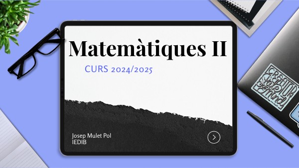 PRESENTACIÓ BAT_MAT2 (2024-25) | Genially