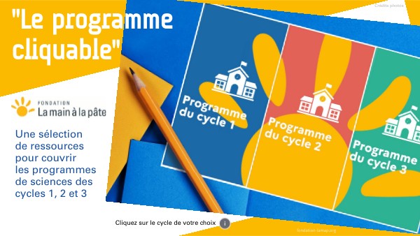 Programme cliquable général
