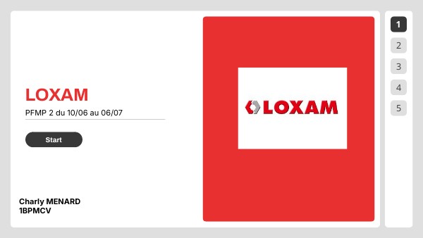 Oral de stage DNL LOXAM Charly MENARD