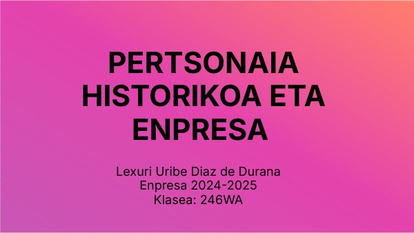 Presentación Genial