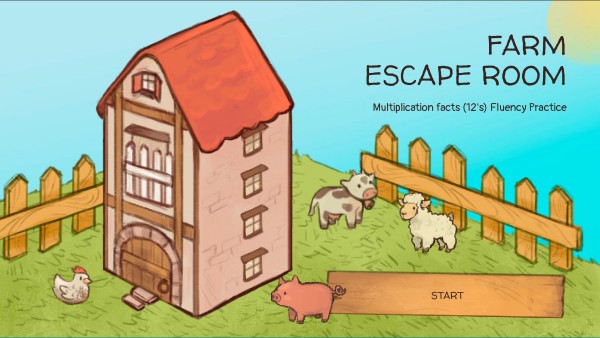 Farm escape room (X Fluency Practice) | Genially