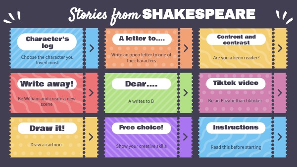 Stories from Shakespeare | Genially