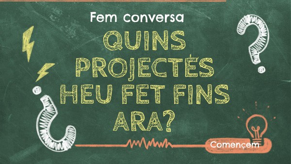 INICIEM UN PROJECTE A 3r