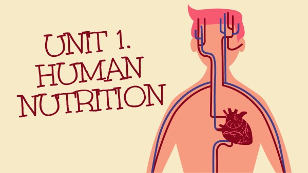 Unit 1. HUMAN NUTRITION. 5º
