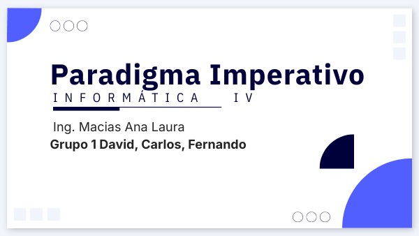 Paradigma imperativo