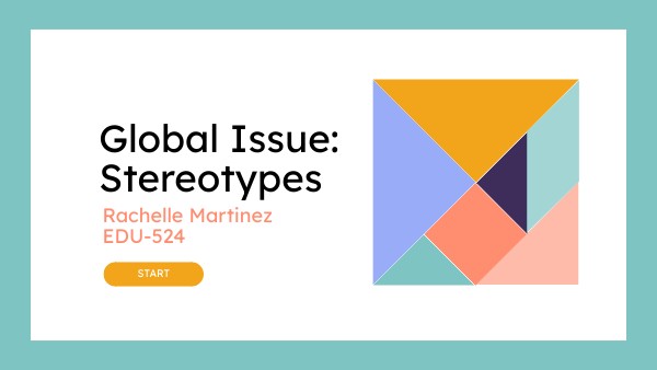 EDU 524 - Stereotypes