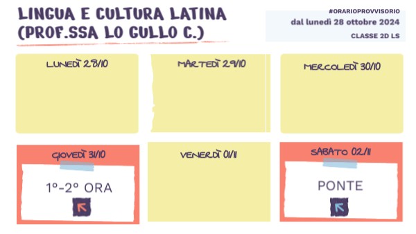 LATINO_2D_orario dal 04/11/24 | Genially