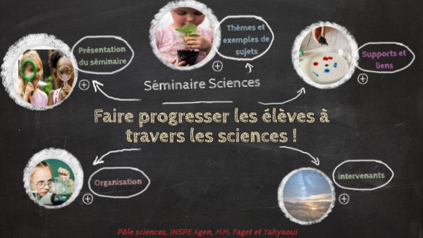 Séminaire sciences AGEN | Genially