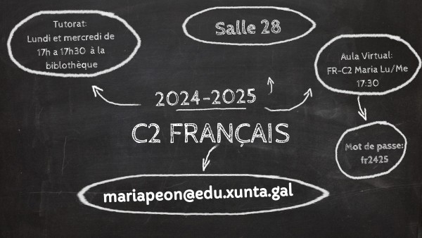 Infos pratiques C2 24 25