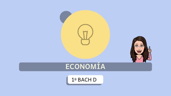1º BACH ECONOMÍA