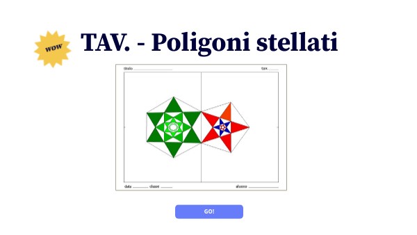 Poligoni stellati dato il lato