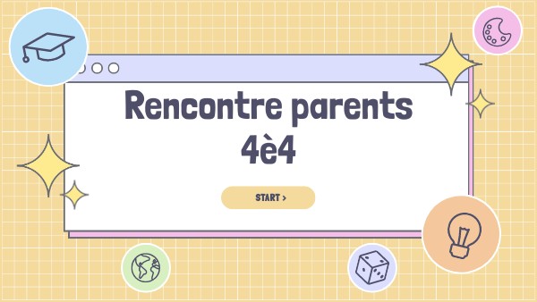 Rencontre parents 4è4