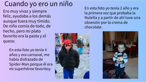 Cuando yo ero un niño