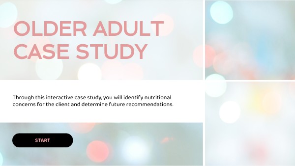 Older Adult Case Study | Genially