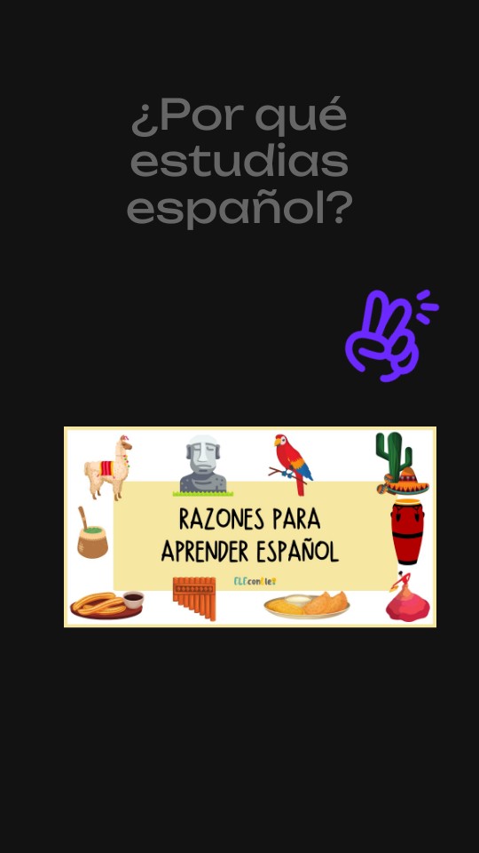 ¿Por qué estudias español?
