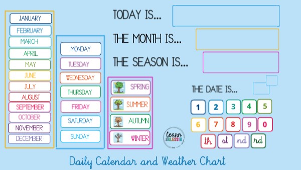 2-3 INTERACTIVE DAILY CALENDAR LWA