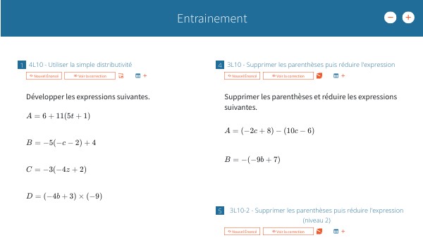 Entrainement 3eme | Genially
