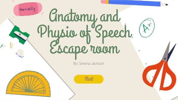 Speech Escape Room | Genially