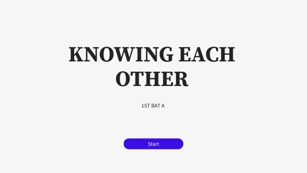 Basic Interactive Presentation | Genially