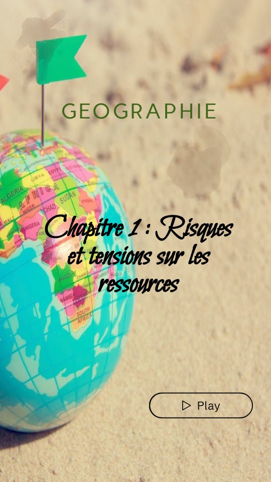 Seconde Géographie Chapitre 1