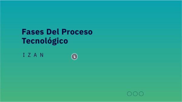 Fases del Proceso Tecnológico | Genially