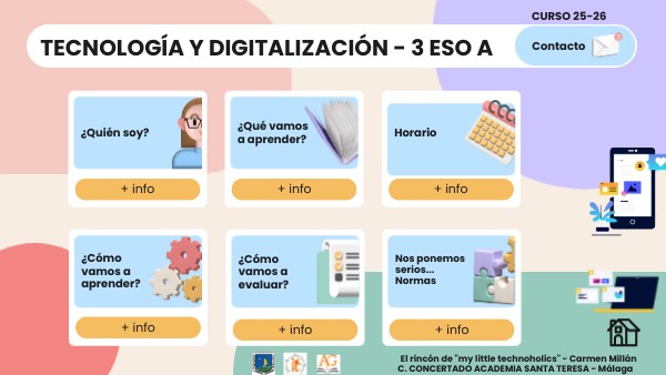 PRESENTACION TEC 3º A 24-25 | Genially