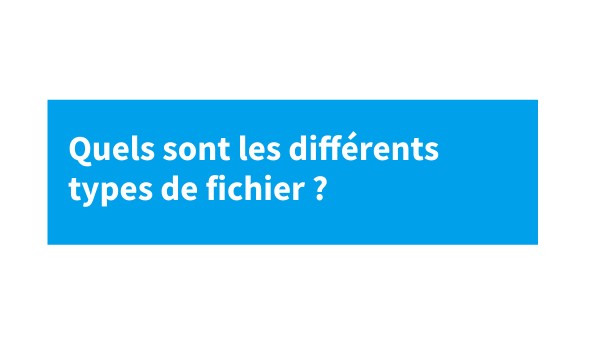 5° Type de fichiers | Genially