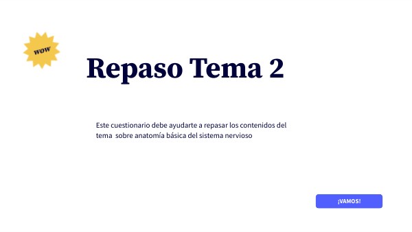 Repaso Tema 2 Neurofisiología
