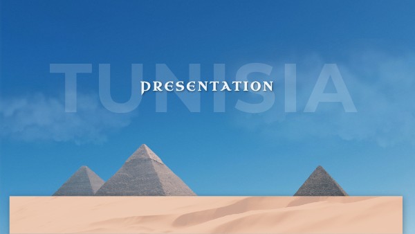 TUNISIA PRESENTATION