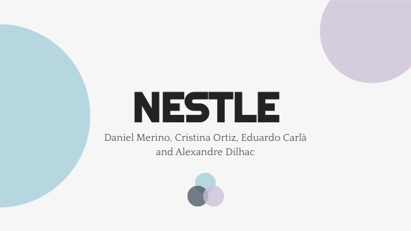 NESTLE SDG