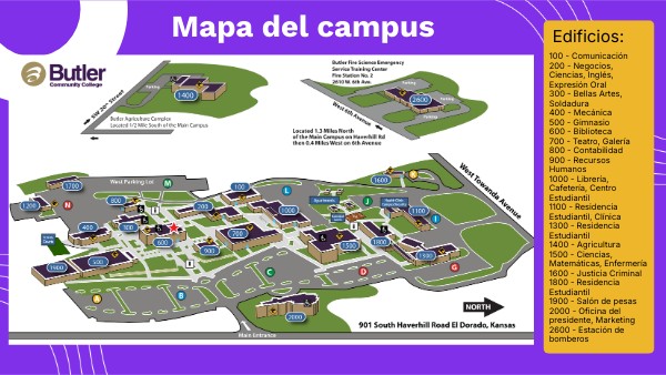 Mapa del campus