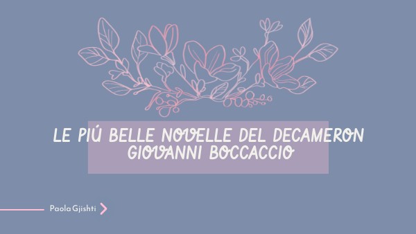 Il Decameron | Genially