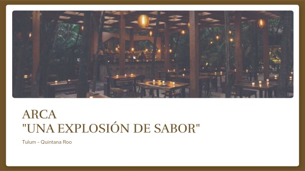 ARCA - Tulum