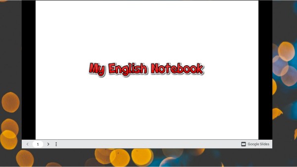 My English Notebook year 10