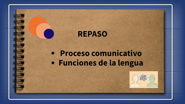 REPASO - PROCESO COMUNICATIVO Y FUNCIONES DEL LENGUAJE