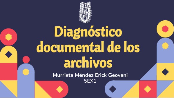 ACTIVIDAD . DIAGNÓSTICO DOCUMENTAL