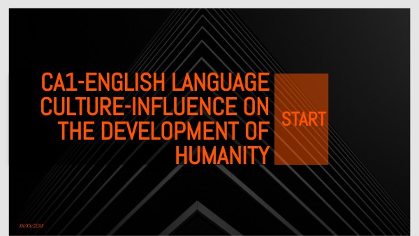 CA1-English language culture-influence on the development of humanity | Genially