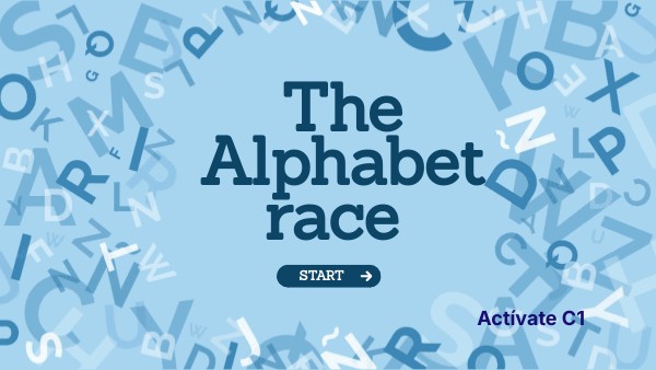 Cinema vocabulary (Alphabet race)