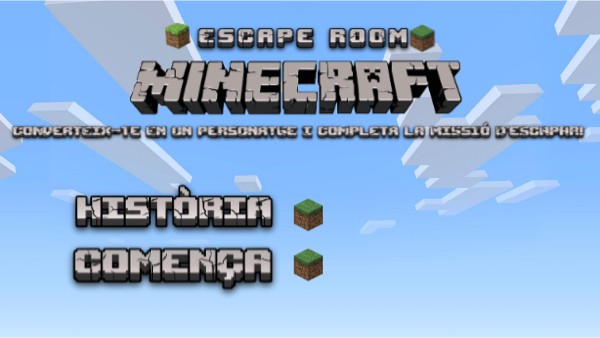 Minecraft Escape Room | Genially