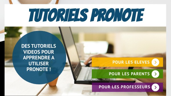 TUTORIELS PRONOTE | Genially