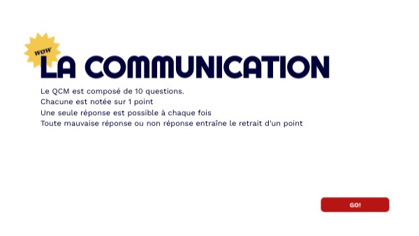 QCM Communication | Genially