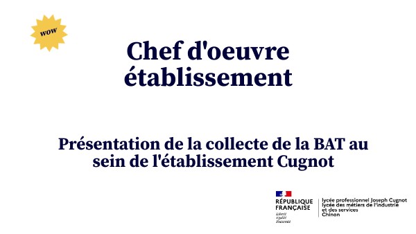 Présentation BAT | Genially