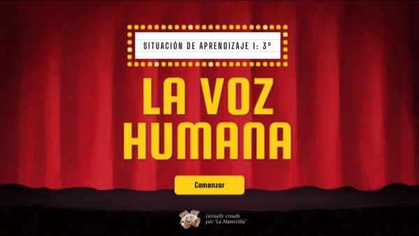 SA 1 3º- La voz humana | Genially