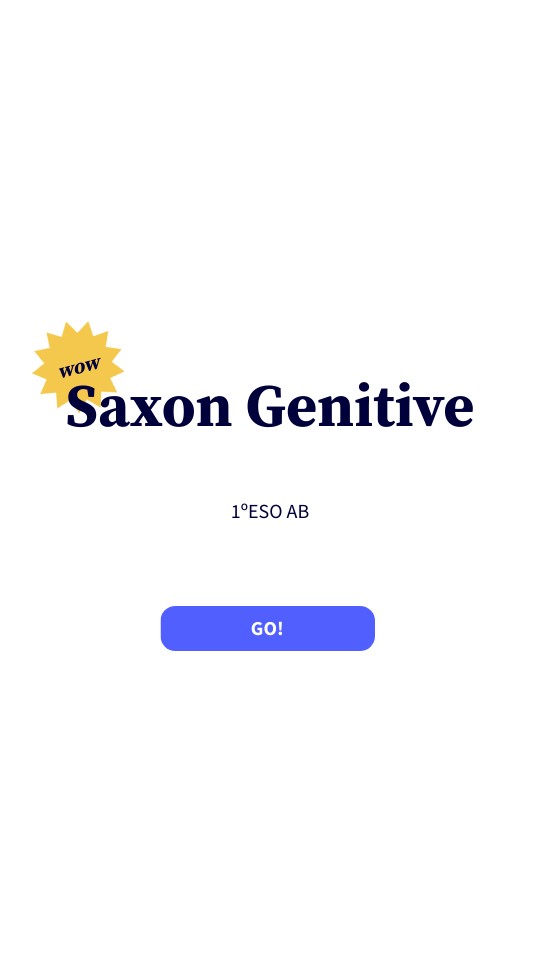 Saxon Genitive | Genially