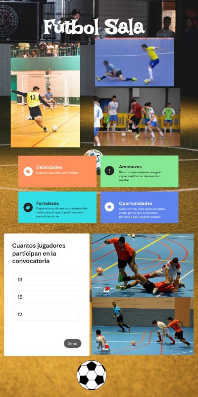 El fútbol sala | Genially