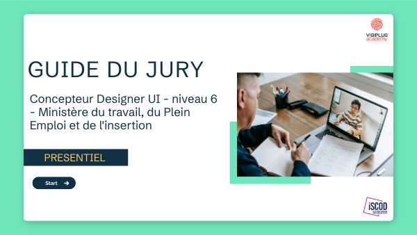 Version WEB - Guide du jury - Concepteur Designer UI | Genially