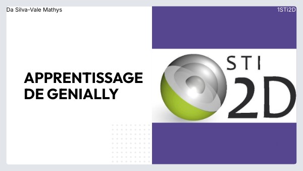 Présentation tech simple | Genially