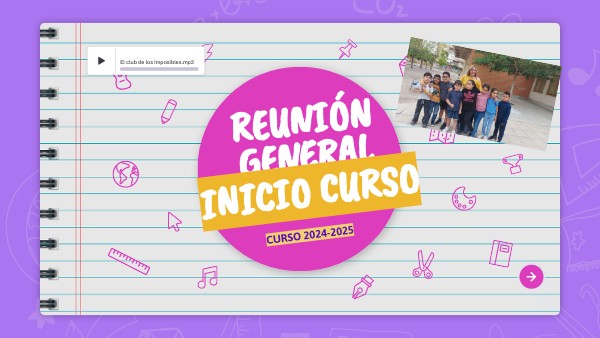 REUNION PADRES 24-25 | Genially